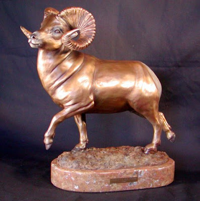 Sculptures By Diane: Bronze Ram