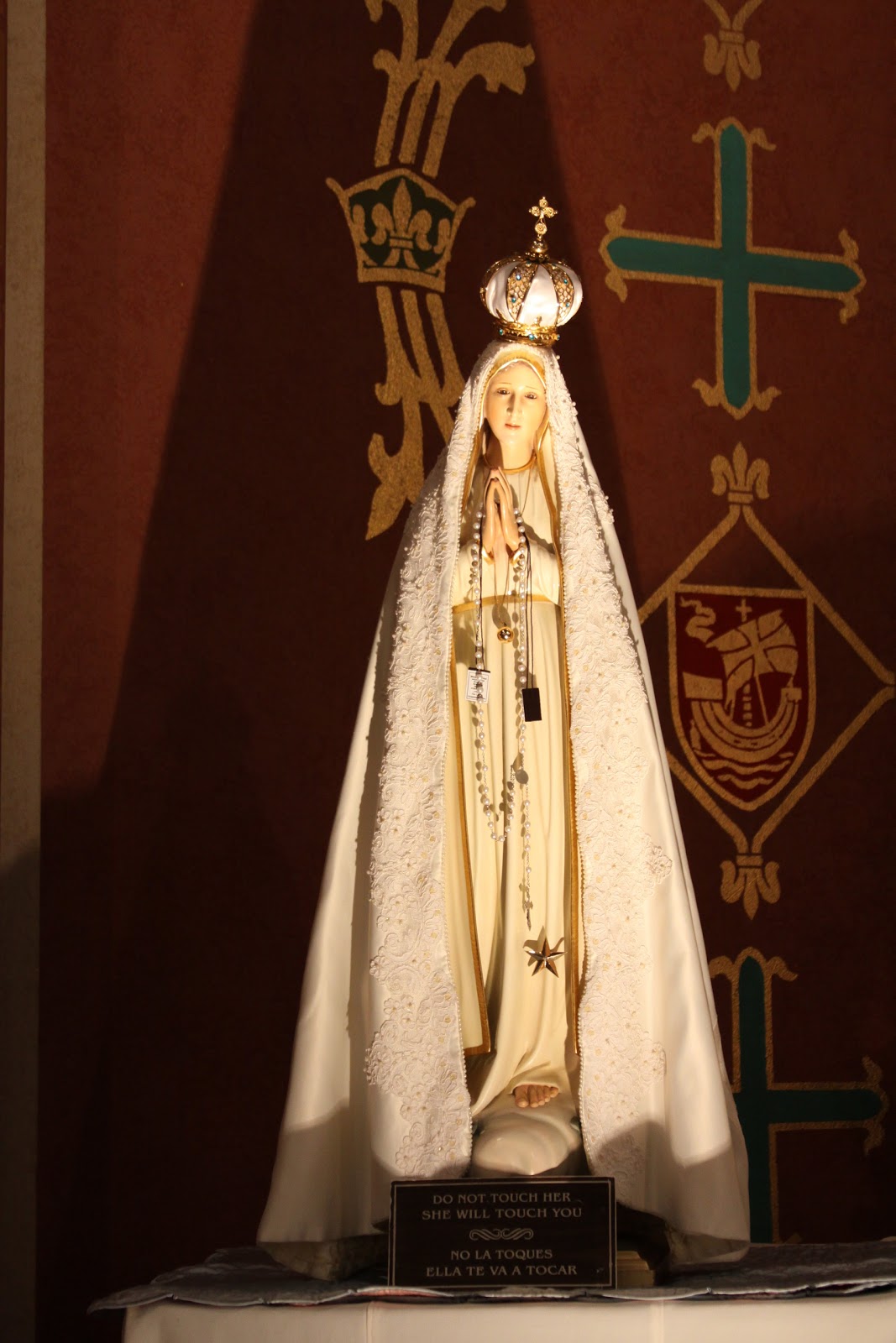 Actions Speak Louder: Our Lady of Fatima Pilgrim Statue