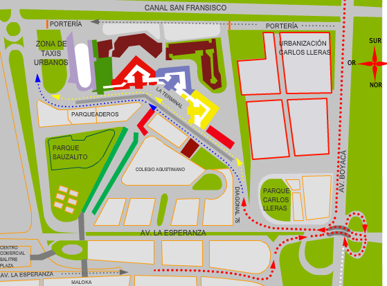 La Terminal de Transporte en Ciudad Salitre