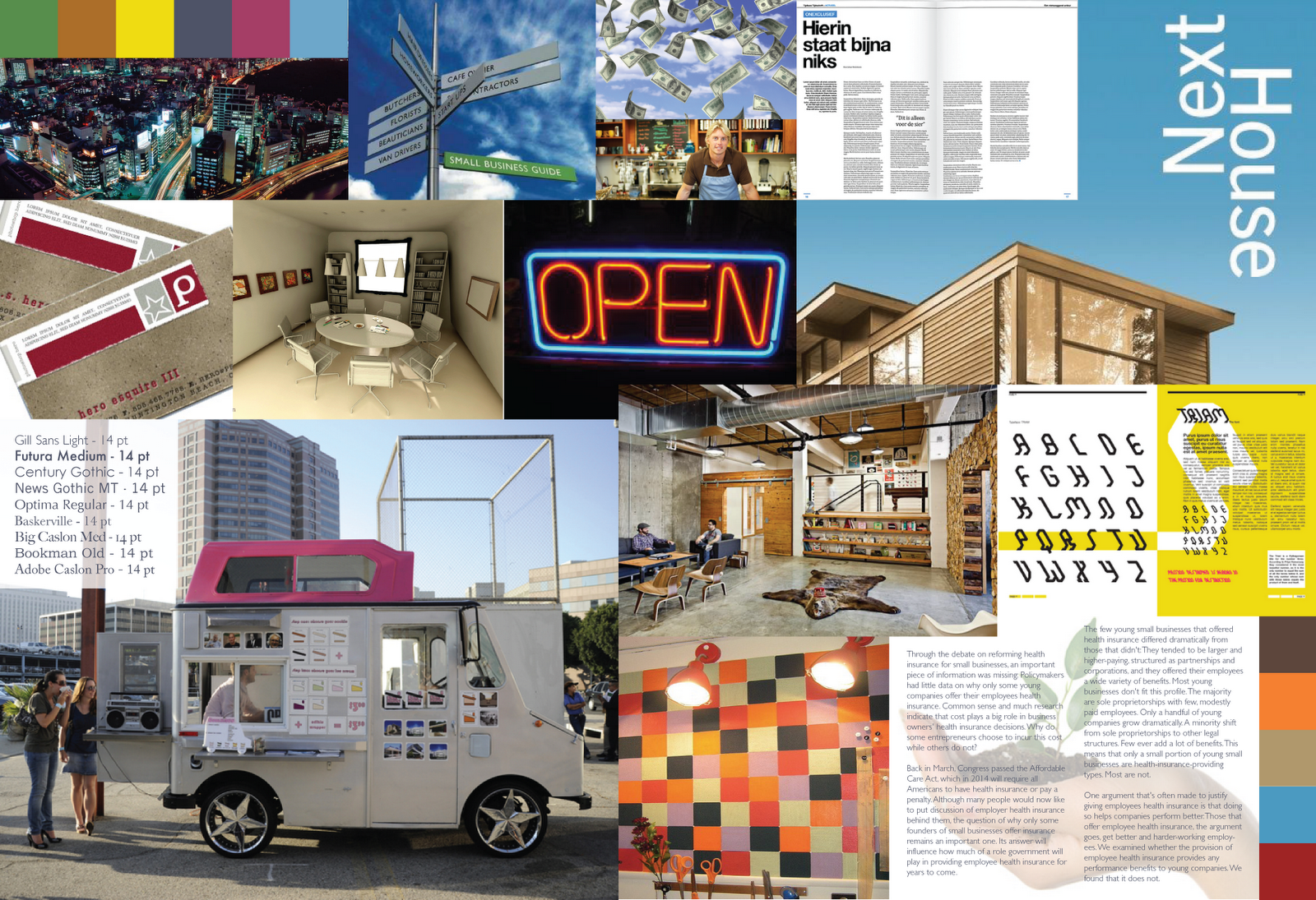 Jonathan M. Hart: Concept Board for Small Business Magazine