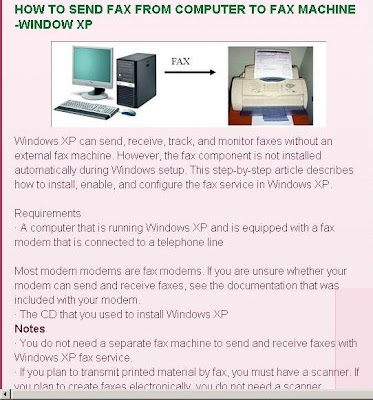 Tally Tutorials: HOW TO SEND FAX FROM COMPUTER TO FAX MACHINE -WINDOW XP