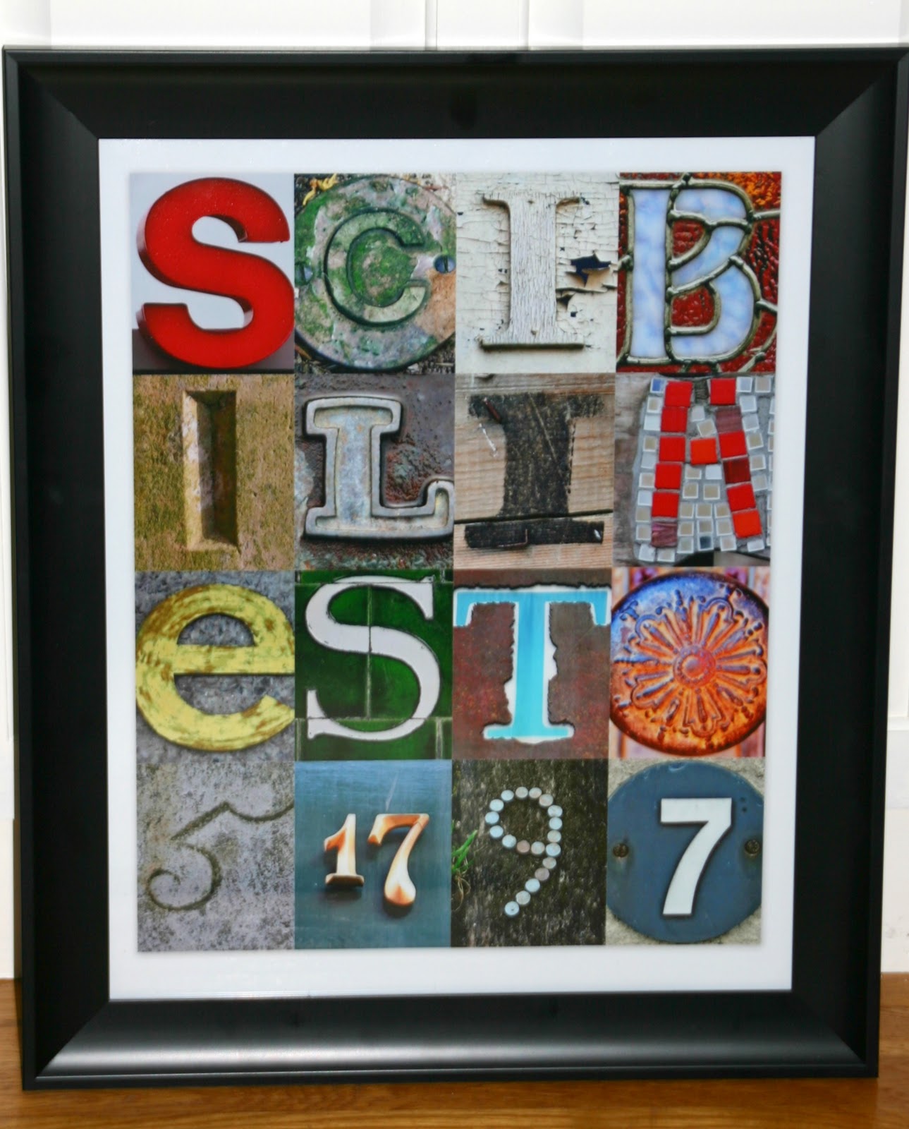 How To Make Letter Collage Art - Shine Your Light