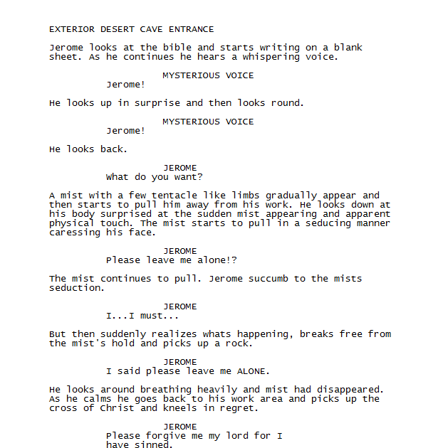 artofwu.com: Script Draft