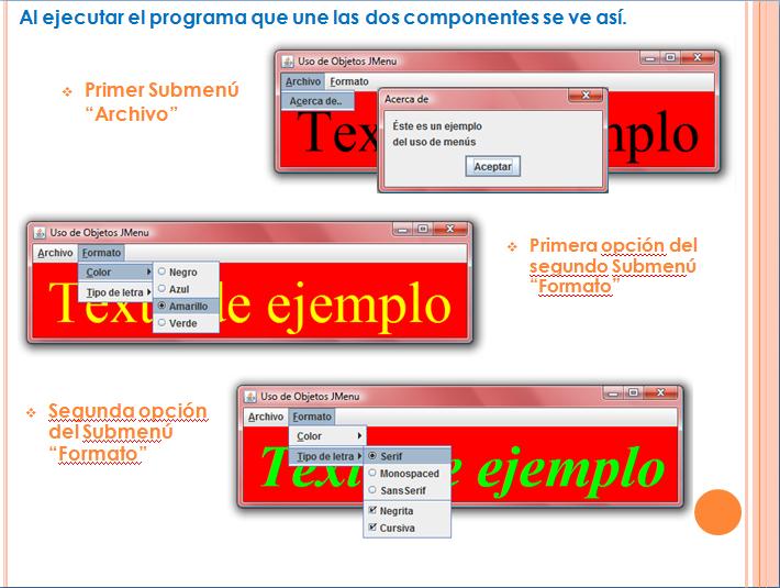 Tutorías de Java: JRadioButton y JMenu TUTORIAL