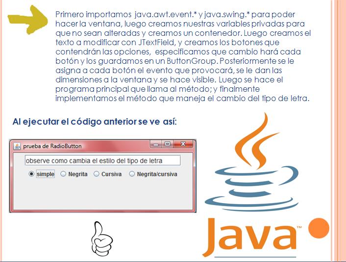 Tutorías de Java: JRadioButton y JMenu TUTORIAL