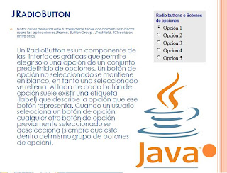 Tutorías de Java: JRadioButton y JMenu TUTORIAL