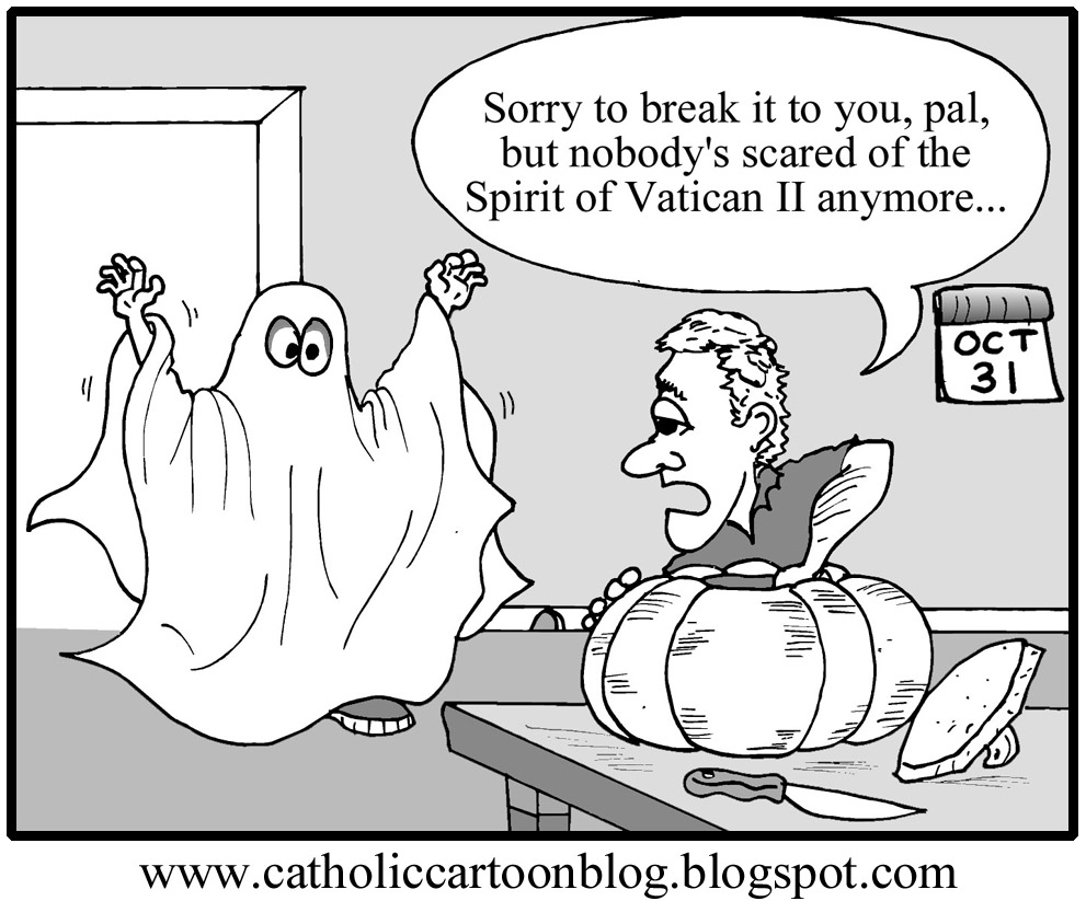 Catholic Cartoon Blog: Semi-Annual CCB Halloween cartoon