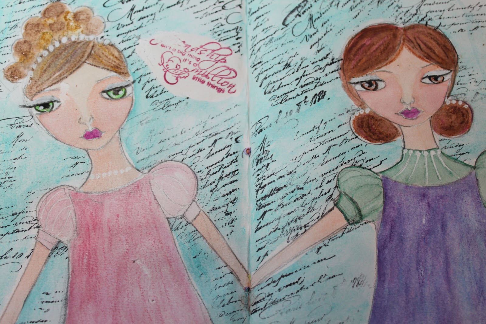 Anita's Hobbies and Beyond: Art Journal - Friendship