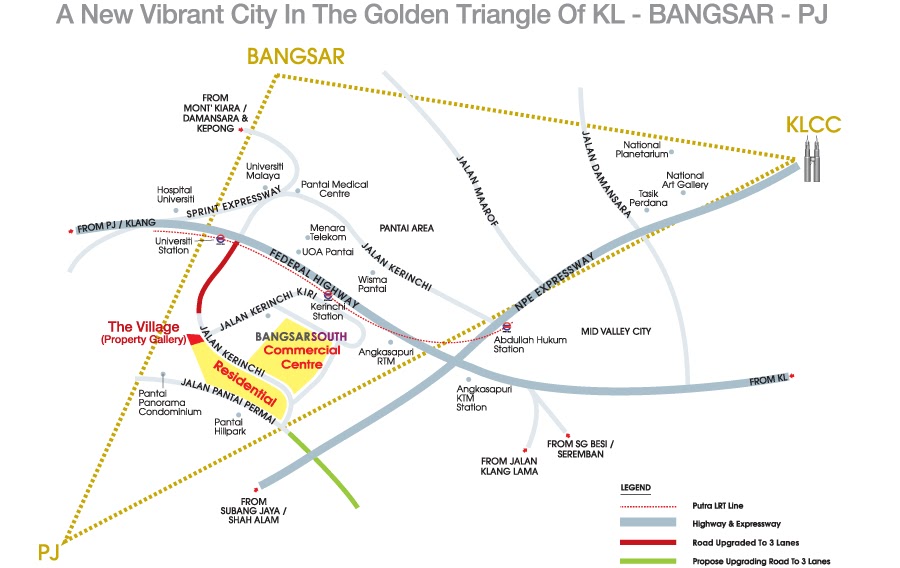 The Horizon I, II & III, Bangsar South City: MSC Cybercentre & GREEN ...