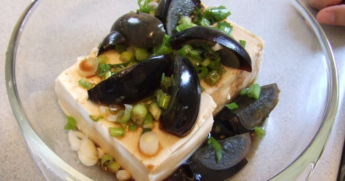 Grandma Cooking: PiDan ban Tofu ( Century egg Tofu)