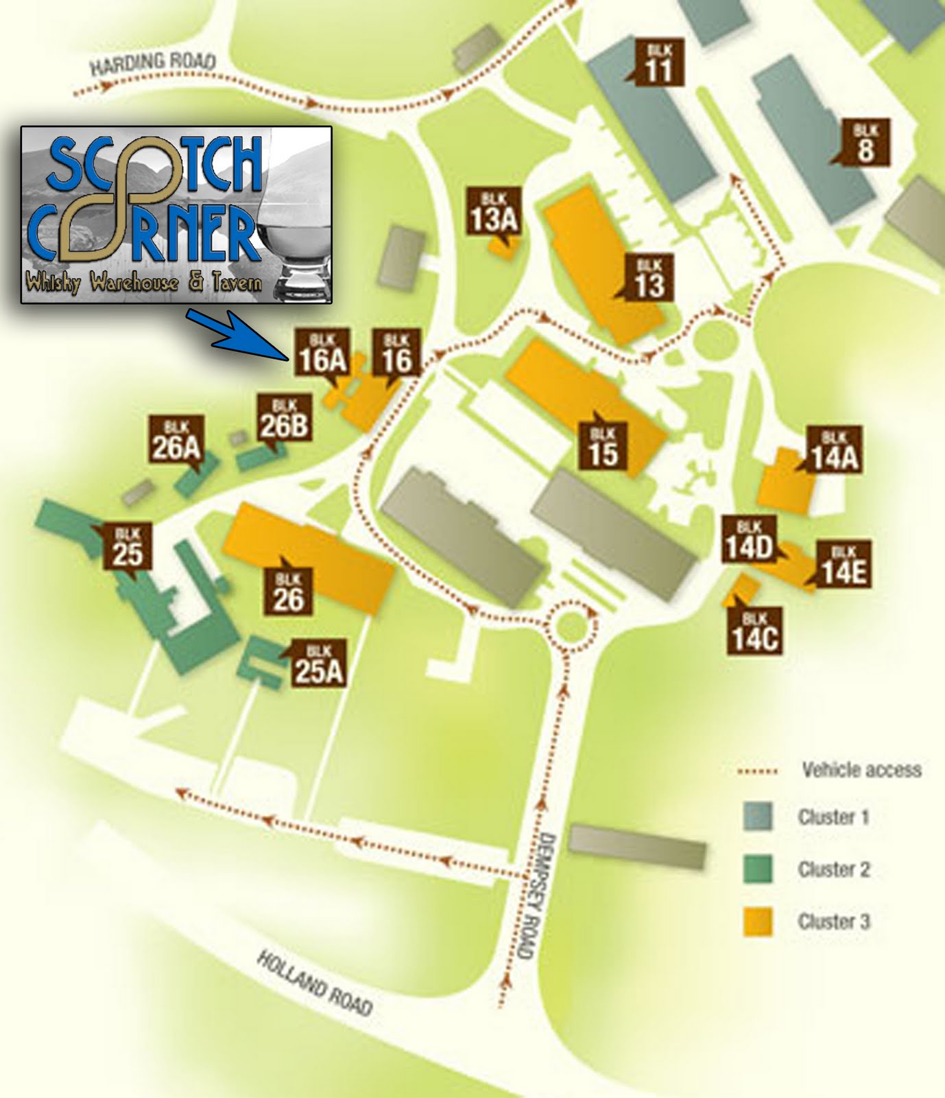 Scotch Corner: Contact / Map