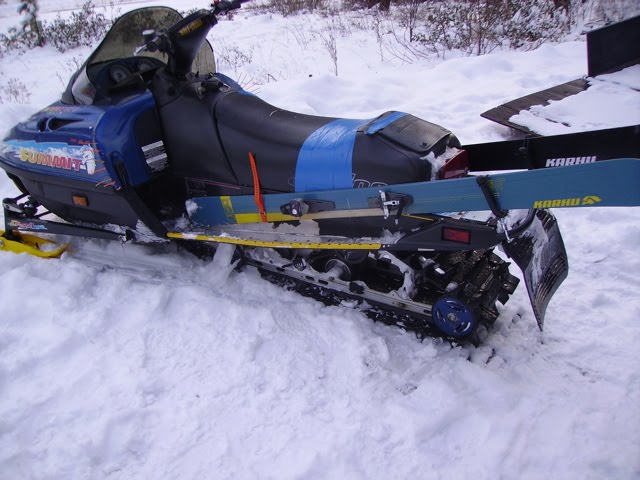 really real: ski rack for snowmobile