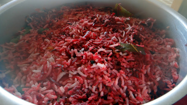 Binge on Veg !!!: Beetroot Rice