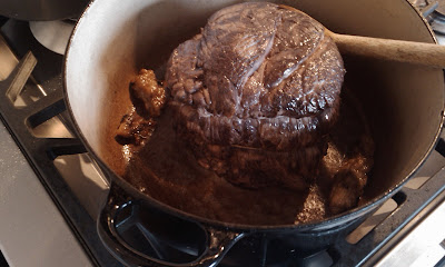 The Sunday Roaster: Wood Burner Cooking: "Braised Beef 0 - Boiled Ham 1"