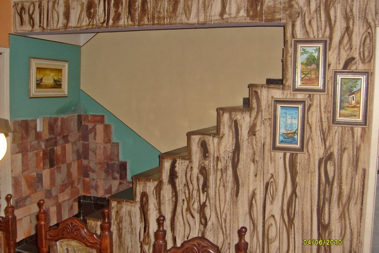 WILL ARTE - FEITO A 4 MÃOS: Pintura Rústica e Parede de Tijolinho