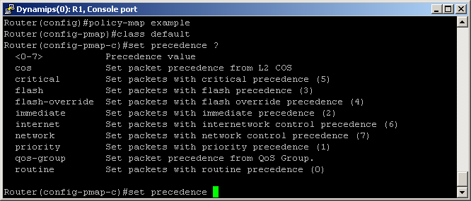 Network-Core.Net: Marcado CoS e Ip Precedence