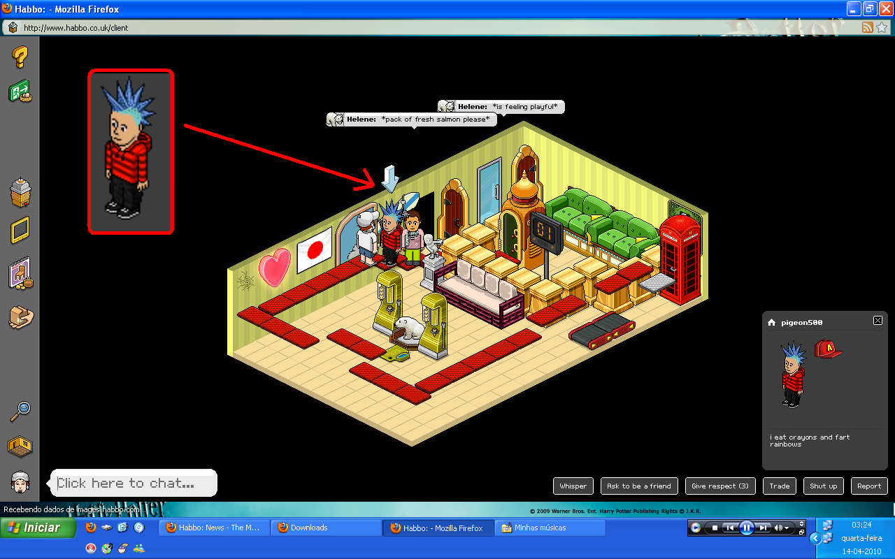 Galerinha +/- Gangue do Habbo: HC VIP - HABBO UK