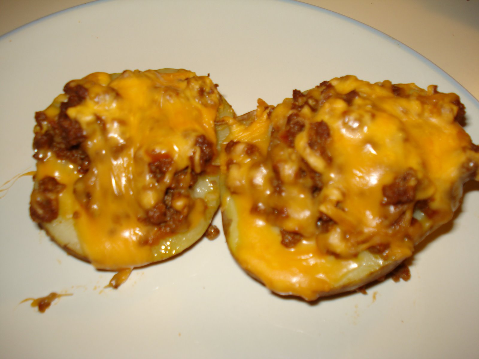 Made with love...: Taco Stuffed Baked Potatoes