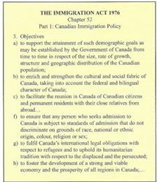 Canadian Immigration: Alternative Views