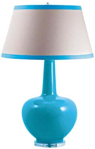 Turquoise Porcelain Urn Table Lamp | Everything Turquoise