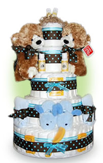 Diaper cakes & fleece blankets