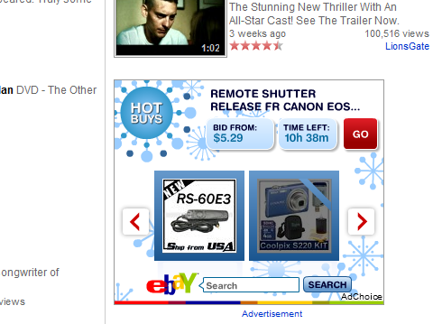 Advertising Lab: eBay Banner Knows What I Need