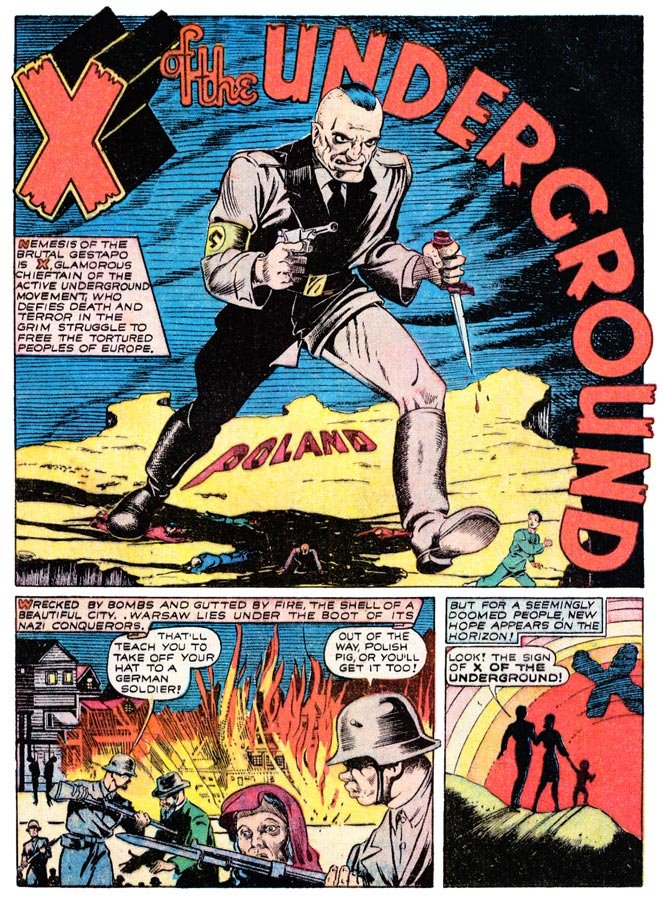 Golden Age Heroes: X of the UNDERGROUND!