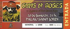 Entradas de conciertos: GUNS N' ROSES