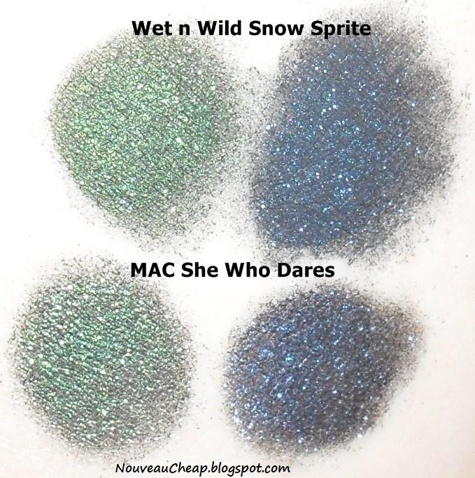 MAC dupes in the Wet n Wild Snow Sprite palette! | Nouveau Cheap