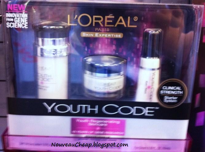 Spotted: New L'Oreal Youth Code Skincare Collection | Nouveau Cheap