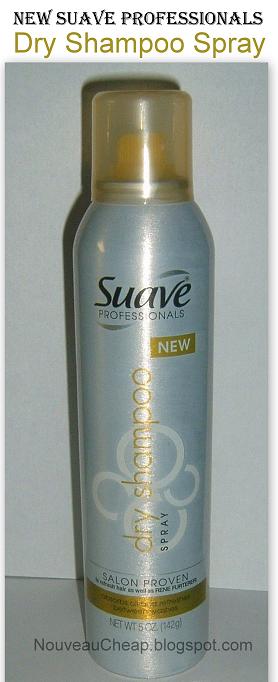 Review: New Suave Professionals Dry Shampoo Spray | Nouveau Cheap