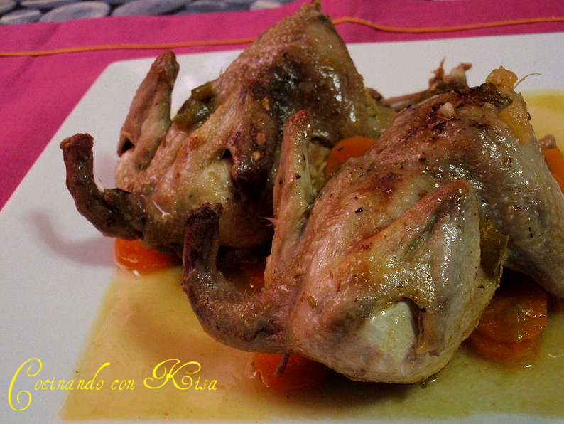 Cocinando con Kisa: Codornices en Salsa (fussioncook)