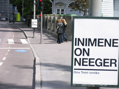 Skeptiline ilmavaade: "Inimene on neeger" ja "Neeger on inimene ...