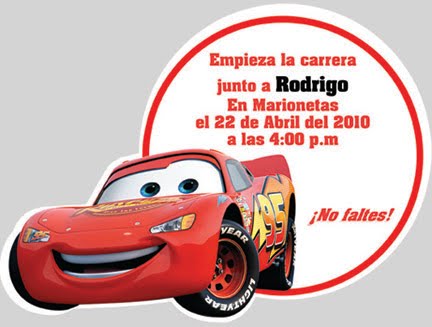 Imagenes de cars feliz cumpleaños - Imagui