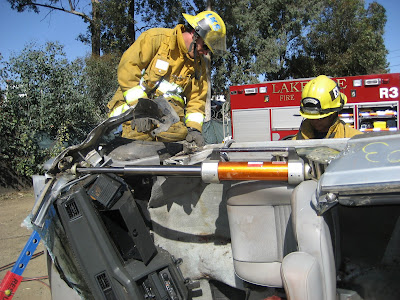 Lakeside Fire District: Multi Company Vehicle Extrication Drill