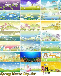 .: Graphic Spring Vector Clip-Art