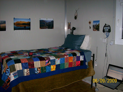 Cricket Photography: My hubby's CHU (containerized housing unit) overseas