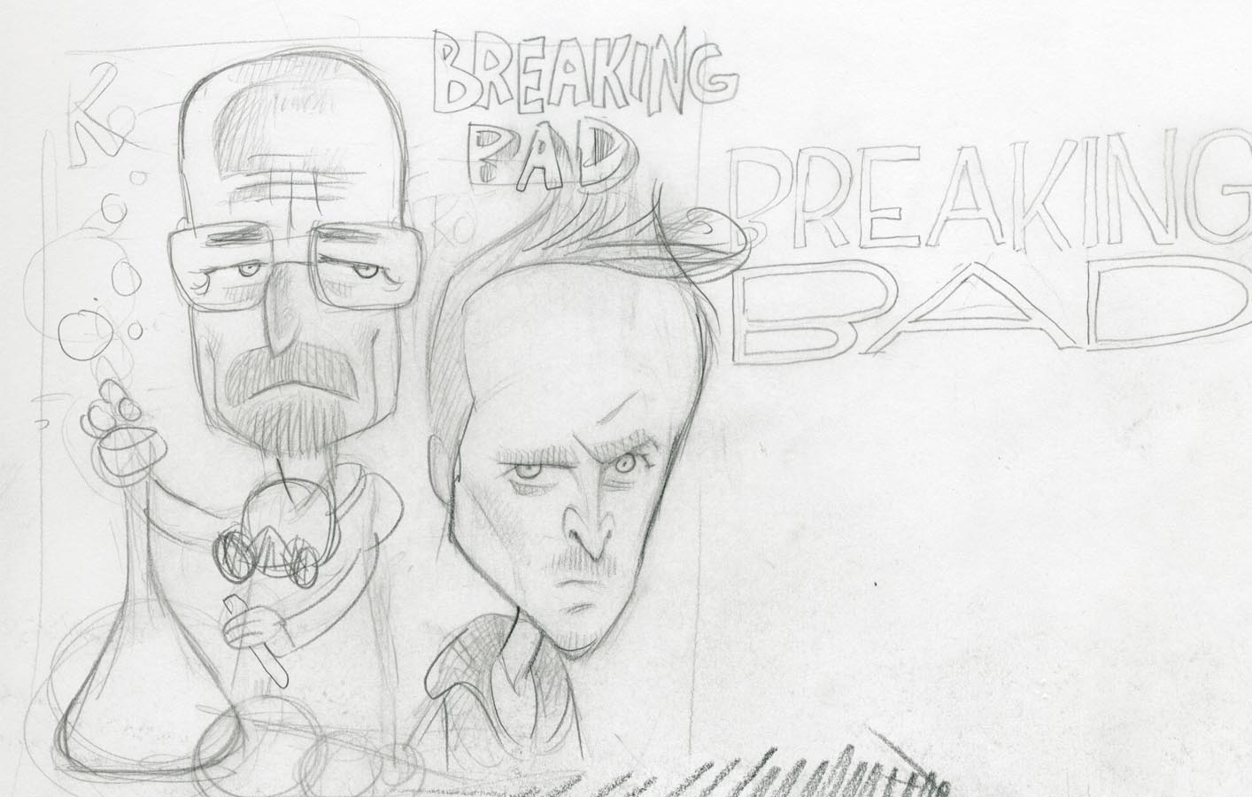 Wes Tyrell's Sketchbook: breaking bad doodle