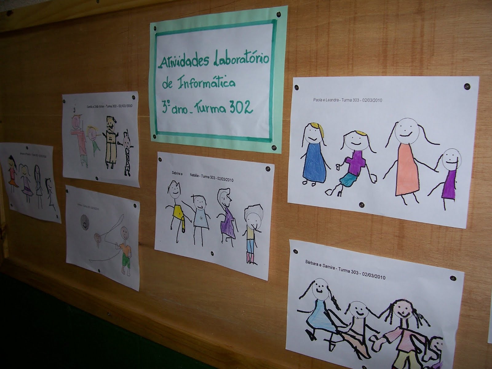 Educamos, logo @gimos...: Mural do 3º ano - " A TURMA"