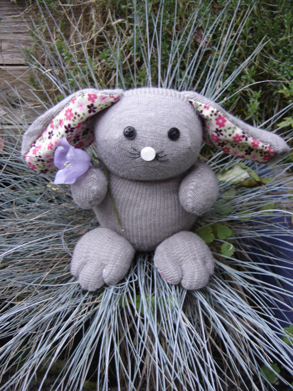 little black teapot: Single Sock Bunny