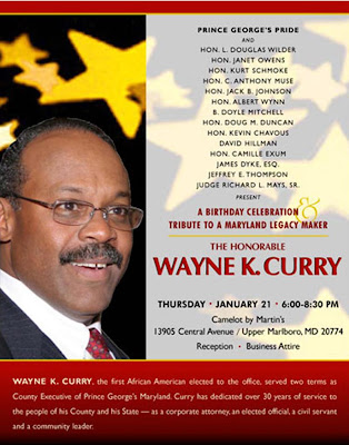 Maryland Politics Watch: Wayne Curry's Birthday Celebration (Updated)