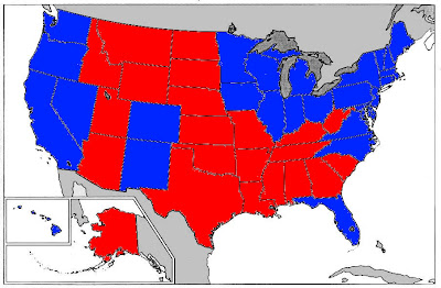 Political Maps Blog: 2008 Presidential Election Results Map