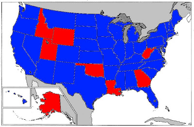 Political Maps Blog: 2008 Presidential Election - Exit Poll Map - Young ...