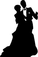 The Free SVG Blog: Bride and Groom Silhouette - Free SVG Download