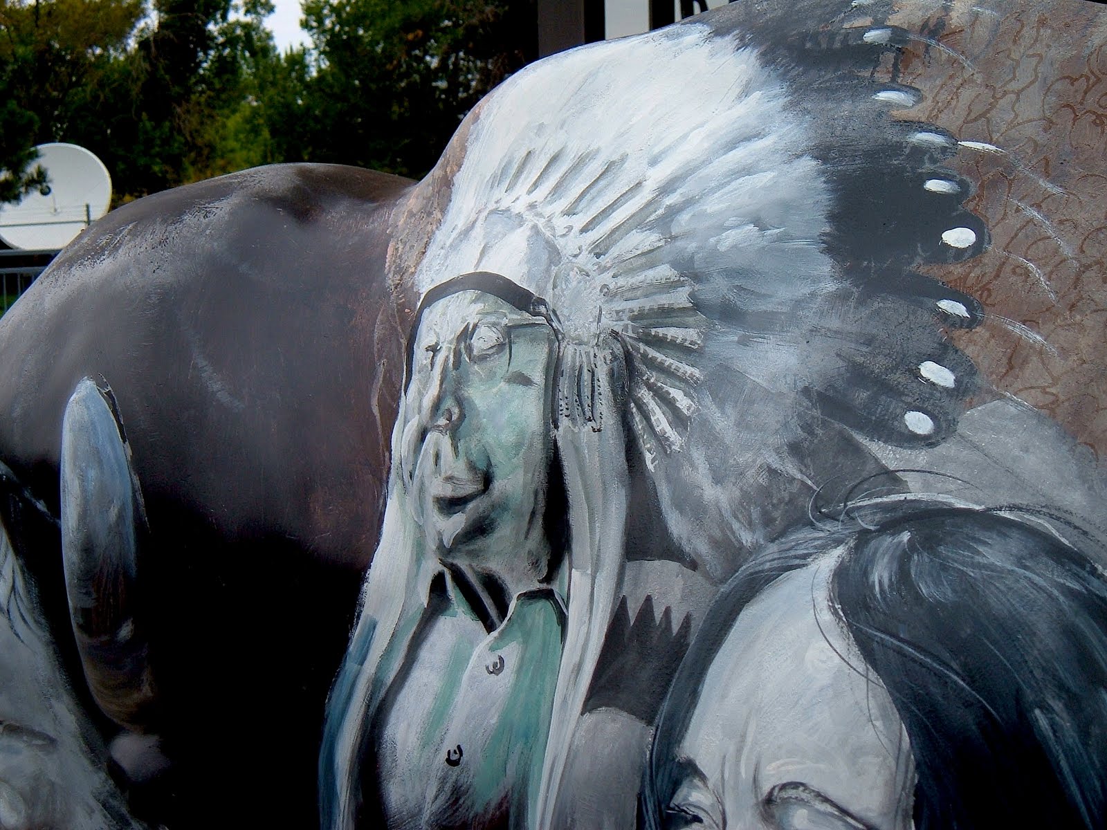 WonderlandShoppe: Native American Buffalo Art