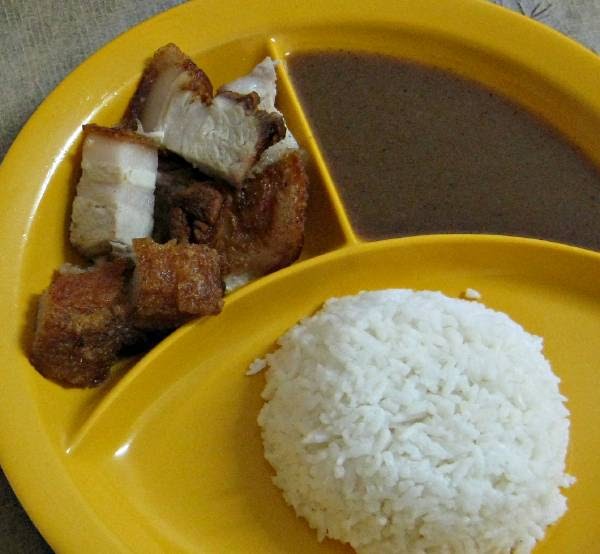 What's For School Lunch?: Philippines School Lunch - Lechón kawali and Rice