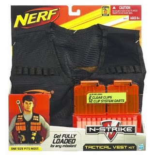 Nerf's Storm: Nerf Tactical Vest e Bandolier Kit no Brasil