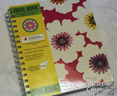 Triple the Scraps: Tuesday's {Tip} Altering a Notebook