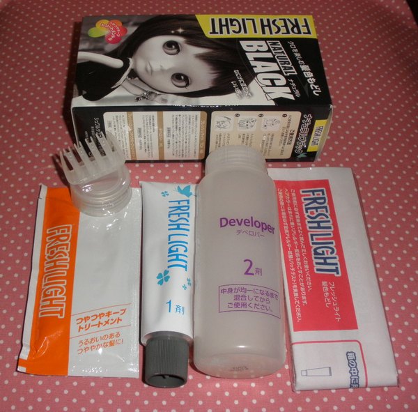 Lotus Palace: Fresh Light Blythe Doll Hair Color in Natural Black