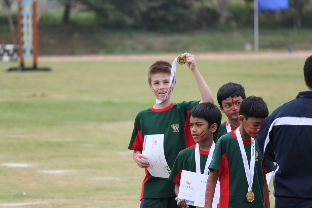 Towers Take a Trip: Indus School Attention, Indus School Quick March!!